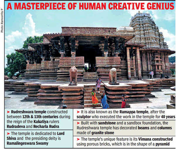 Ramappa Temple Unesco: Telangana’s Ramappa temple, a fable in stone ...