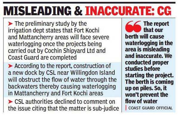 West Kochi areas under threat of waterlogging, says study report ...