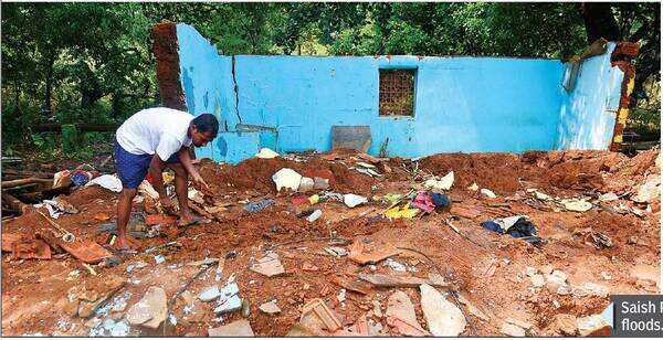 Goa: Weeks after deluge, flood-hit struggle to pick up their lives ...