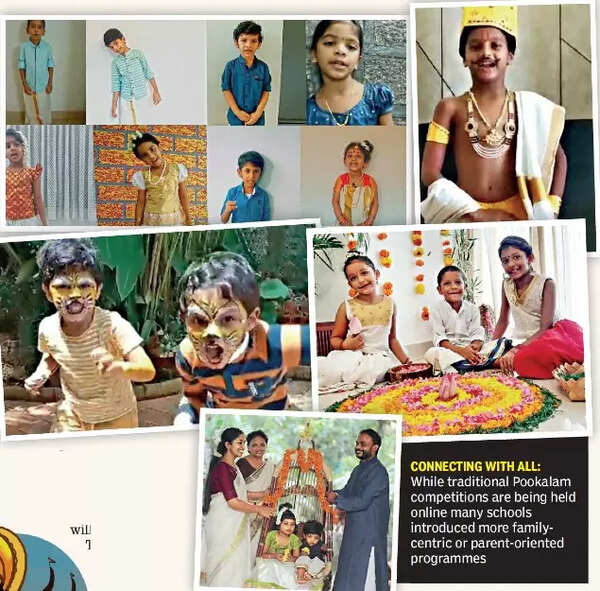 Kerala: In online Onam celebrations, parents join children | Kochi News ...