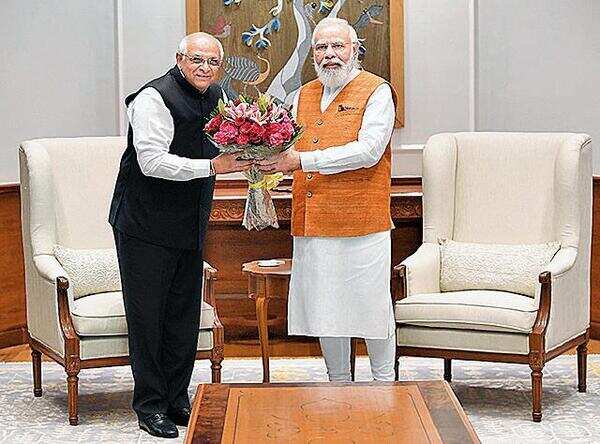 Patel meets Prez, PM during visit to Delhi | Ahmedabad News - Times of ...
