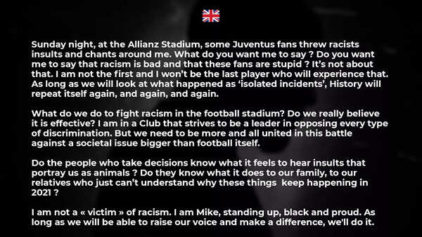 'Black and proud': AC Milan's Mike Maignan speaks out as Juventus probe ...