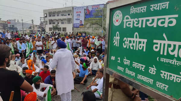 Haryana: Farmers protest in Ambala, Kurukshetra, Yamunanagar against ...