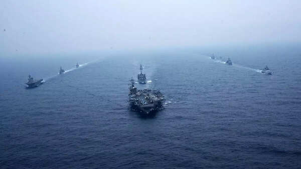 Watch: Fighter flying operations from aircraft carriers during ‘Malabar ...