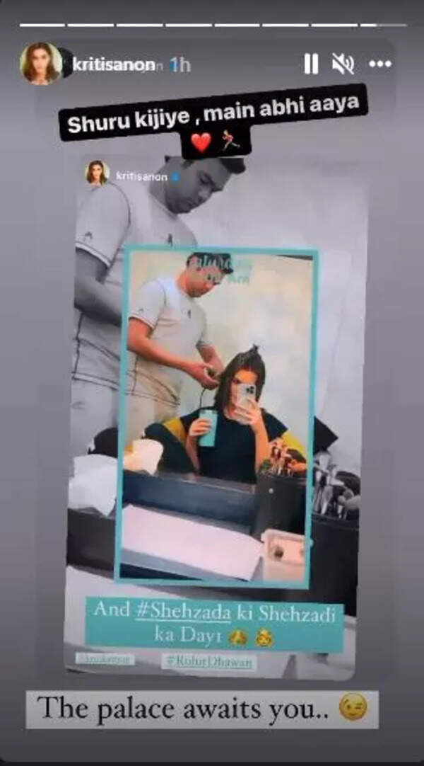 Kriti Sanon begins shooting for Kartik Aaryan starrer ‘Shahzada’ after wrapping up ‘Adipurush ...