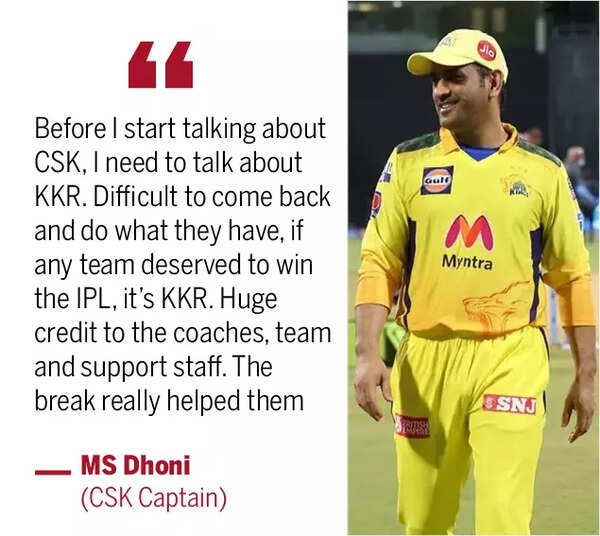 IPL 2021: Chennai Super Kings win 4th title, Kolkata Knight Riders ...