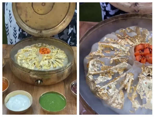 Huge 2kg Gold momos leaves netizens amazed - Times of India