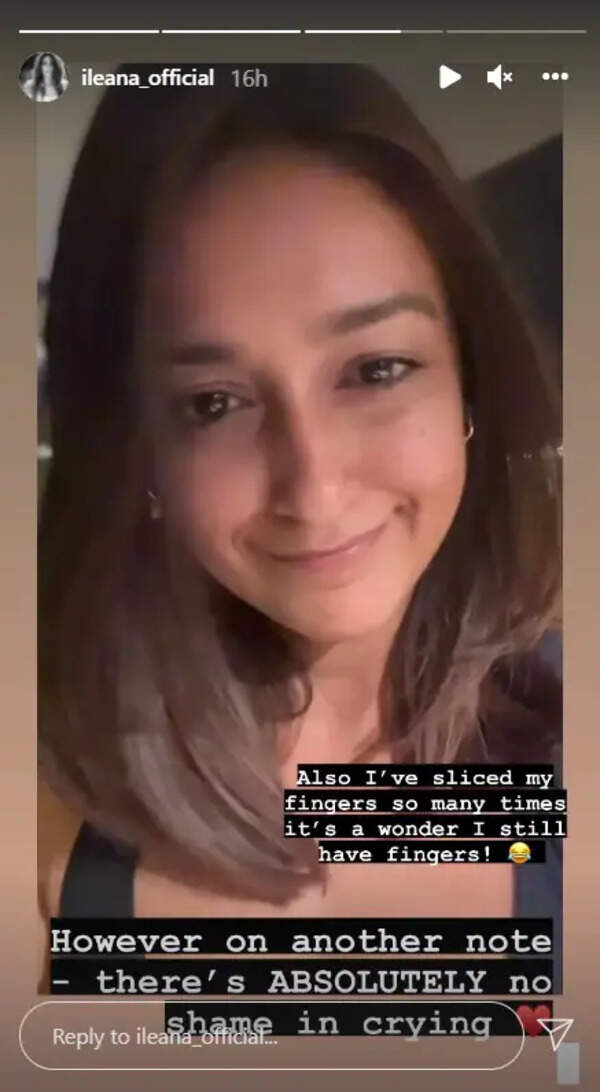Ileana D’Cruz reveals she cried 'like a child' after she 'sliced' her ...