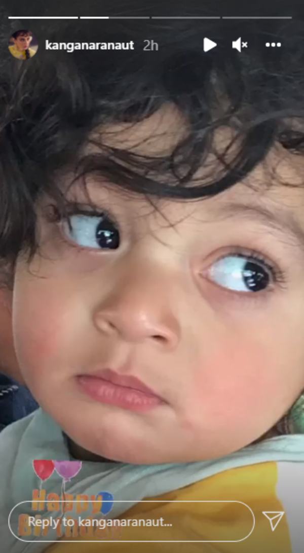 Kangana Ranaut wishes her nephew Prithvi Raj Chandel on his birthday ...