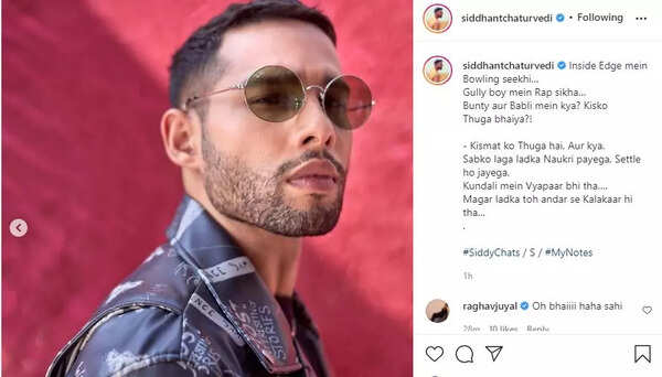 Siddhant Chaturvedi shares a glimpse of his impressive transformation ...