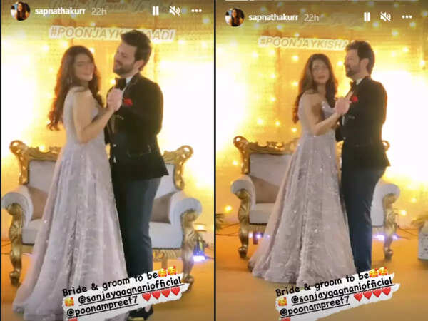 Sanjay Gagnani and Poonam Preet’s wedding festivities begin; actors ...