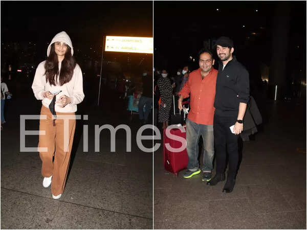 ETimes Paparazzi Diaries: Ahan Shetty, Tara Sutaria get snapped at the airport, Abhishek ...