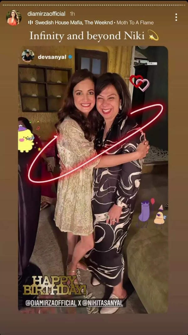 Here's a sneak peek into Dia Mirza's 40th birthday bash with Vaibhav ...