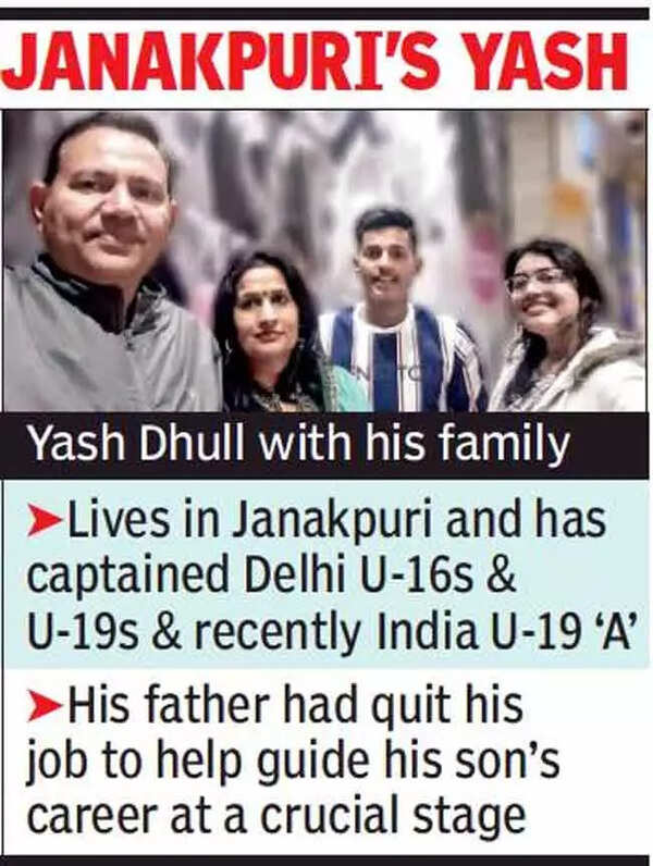 How family's sacrifices helped Yash Dhull become U-19 skipper | Cricket ...