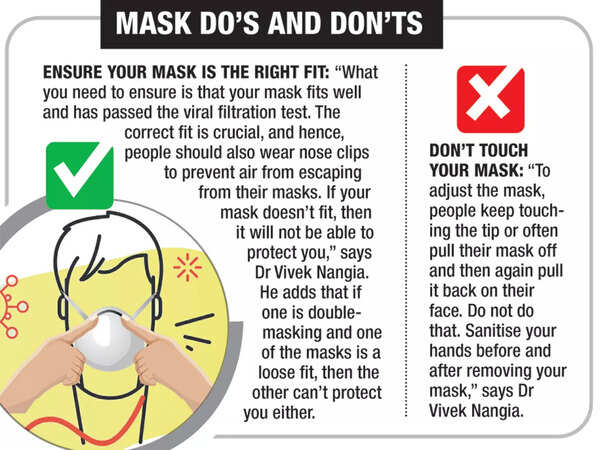 As COVID cases go up, don’t let your mask down, caution experts - Times ...