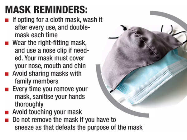 As COVID cases go up, don’t let your mask down, caution experts - Times ...