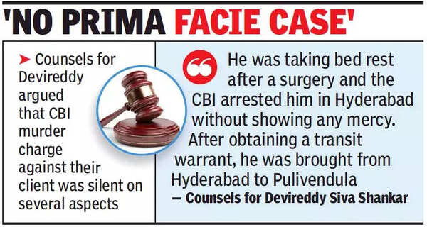 YS Vivekananda Reddy murder case: Court rejects accused’s bail ...