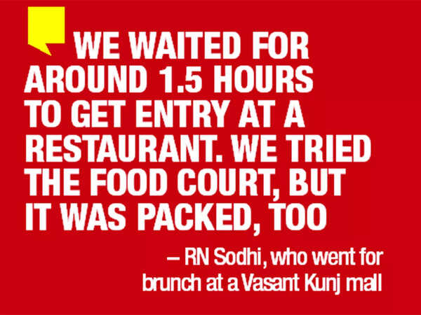 New Year: The New Year brunch rush! NCR restaurants booked out & malls ...