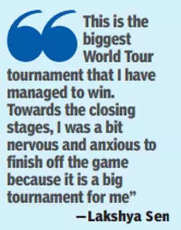 Lakshya Sen stuns world champion, wins India Open | Badminton News ...