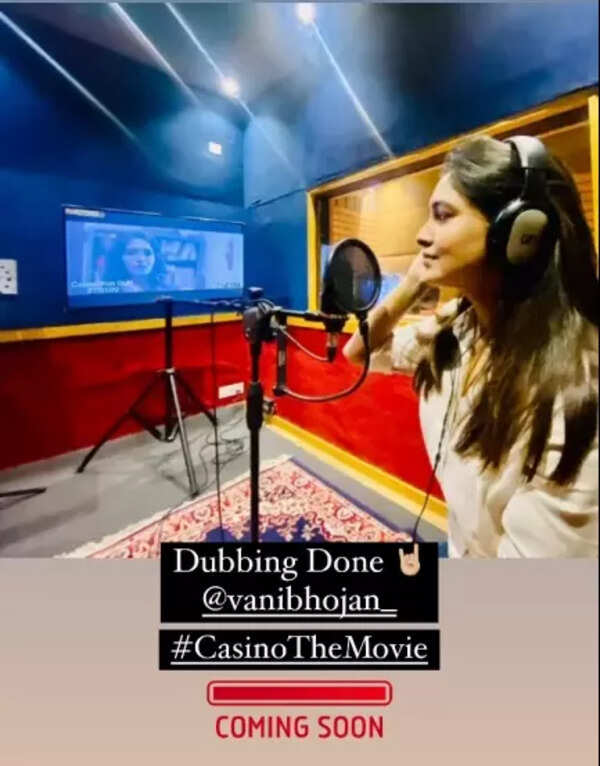Vani Bhojan completes dubbing for Casino | Tamil Movie News - Times of ...