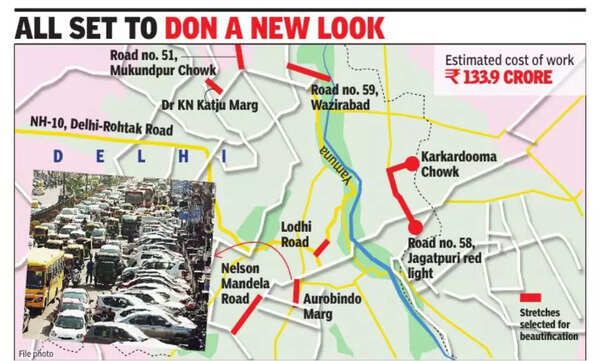 7 streetscaping projects okayed to give Delhi roads European look ...