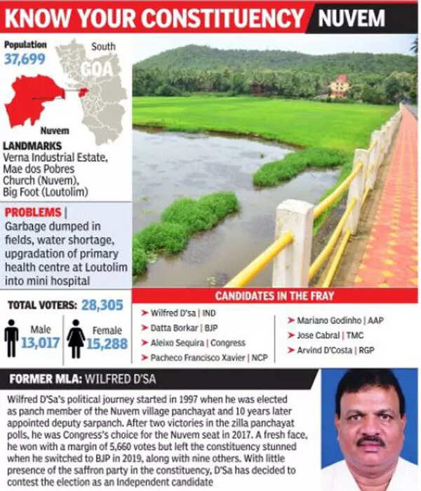 Goa: Defection the buzzword as Wilfred D’Sa attempts to win over Nuvem ...