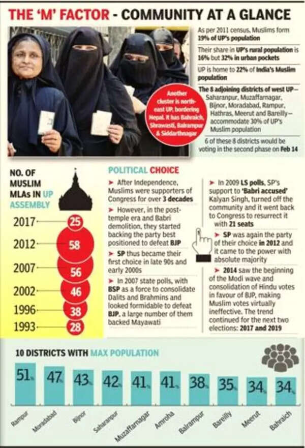 Once A Crucial Factor, Muslims Prep To Regain ‘poll Position’ | Lucknow ...