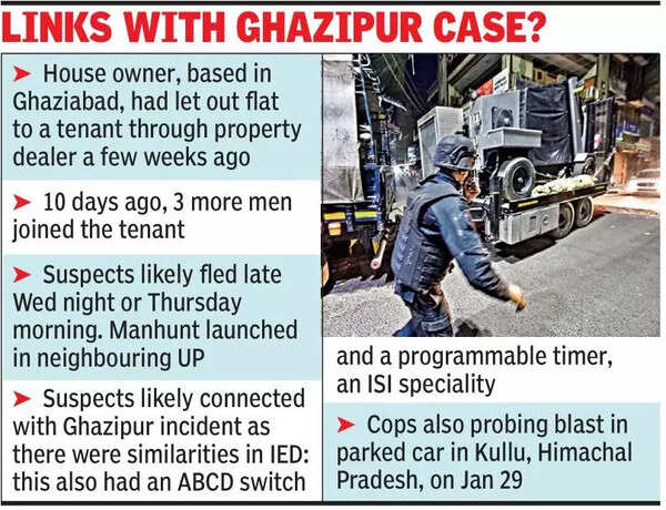 2nd in 5 weeks: IED found in Delhi, blast averted | India News - Times ...