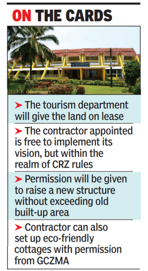 Fresh tenders to redevelop Colva residency in Goa | Goa News - Times of ...