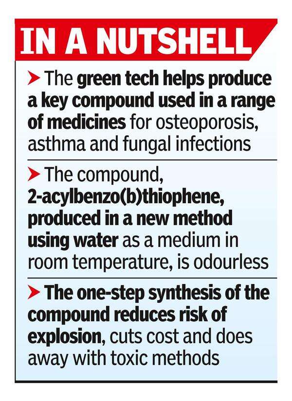 Iit-M: Iit-m Researcher Gets Patent For Tech To Make Key Drug Compound ...