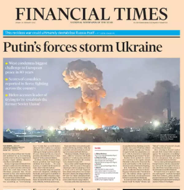 Ukraine Crisis: How global media covered Russia's invasion of Ukraine ...