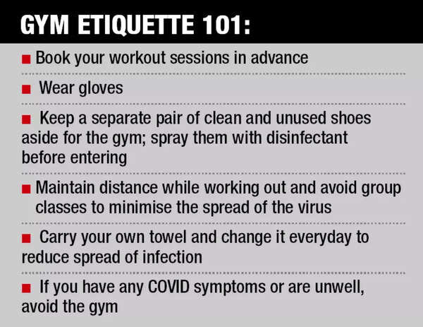 Returning to the gym post-COVID? Follow proper etiquette: Experts ...