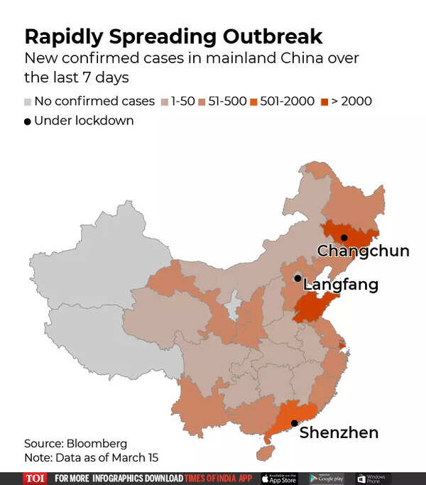 Millions under lockdown as China battles multiple outbreaks driven by ...