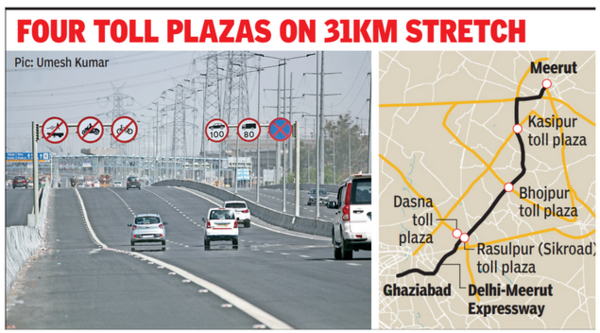 Dme: Toll On Dme Likely, Not Between Delhi & Gzb | Ghaziabad News - Times of India