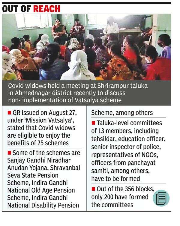 Covid: Govt Scheme To Help Covid Widows Remains On Paper | Pune News ...