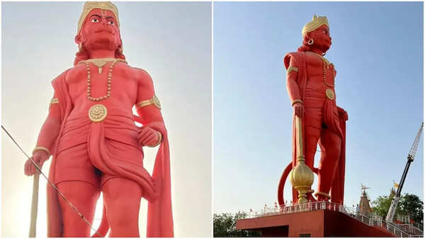 Hanuman: PM Narendra Modi unveils 108-feet statue of Hanuman in Gujarat ...