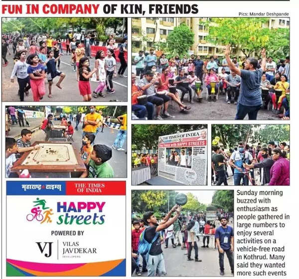 Happy Streets: Third Sunday Of Happy Streets In Kothrud Draws Huge ...