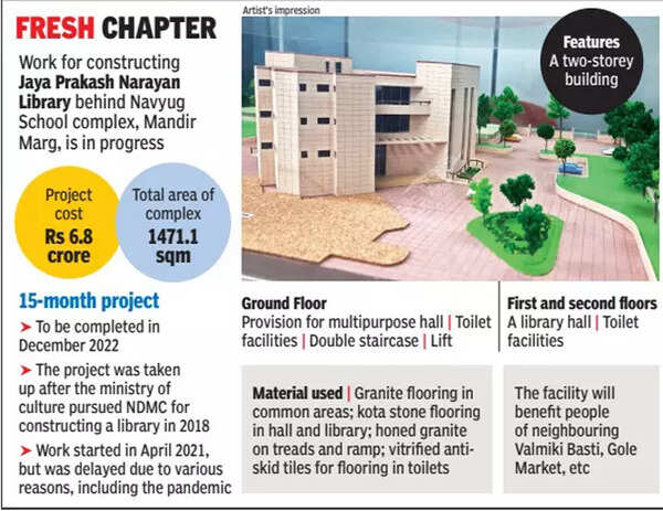 New Delhi Municipal Council to speed up work on library in heart of ...