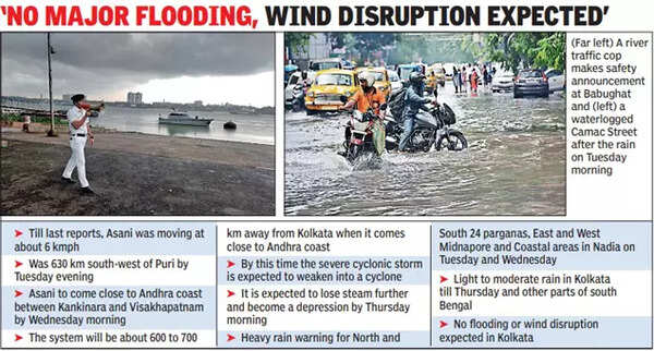 Asani Cyclone may pass 700km from Kolkata, likely to bring more rain ...
