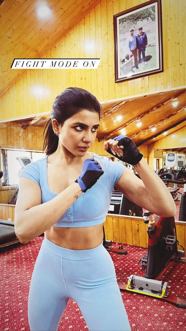 Samantha Ruth Prabhu bench presses 45 kg in her latest workout video ...
