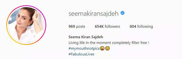 Sohail Khan Divorce News: Seema Khan changes her name on Instagram after divorce from Sohail ...