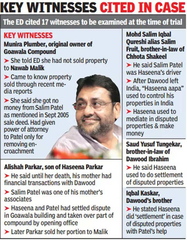 Malik: Proceeds Of Crime ₹16 Cr: Ed In Malik Chargesheet | Mumbai News ...