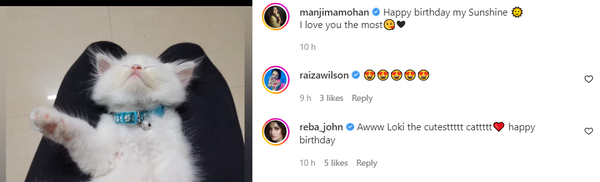 Manjima celebrates her pet Loki’s birthday | Tamil Movie News - Times ...