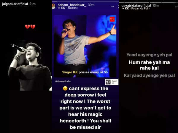 Bollywood playback singer KK passes away at 53, Marathi celebs mourn ...
