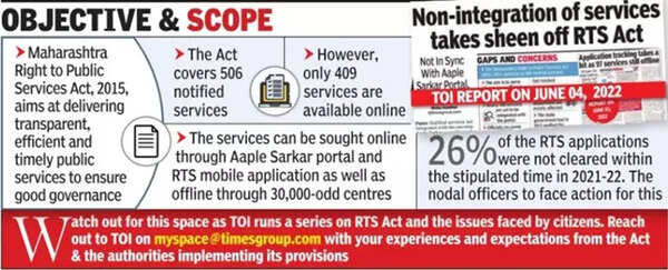 Officials To Face Up To 5,000 Penalty For Rts Work Delay | Pune News ...