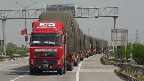 NCRTC’s RRTS corridor: First train set arrives in UP; see pictures ...