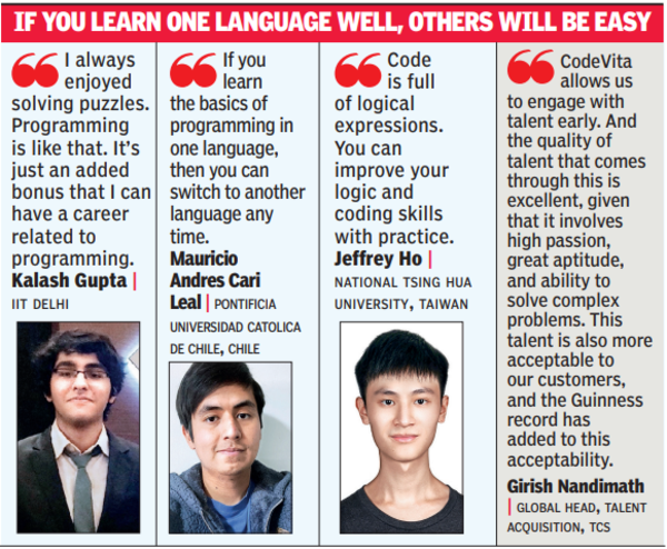 CodeVita winners: Coding is all about practice and logic - Times of India