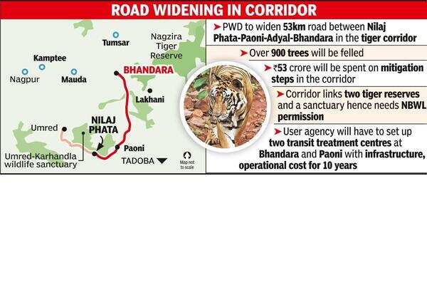 Paoni: ₹54cr For Mitigation In Road Project Near Karhandla In Tiger ...