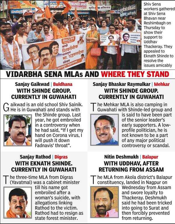 Ramtek Ind Mla Joins Rebel Sena Group, Says Cm Ignored His Plaints ...