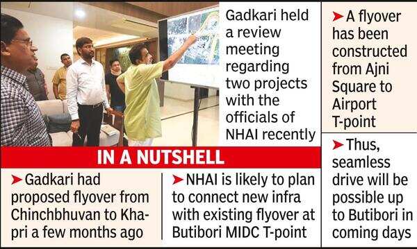 Gadkari: Extend Wardha Rd Flyover Up To Butibori: Gadkari To Nhai ...